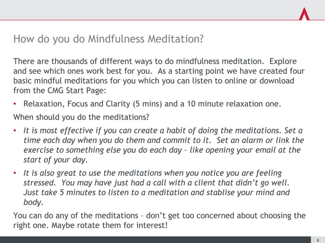 Introduction to mindfulness | PPT