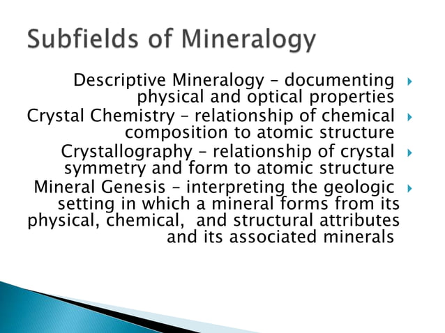 Introduction to mineralogy.ppt