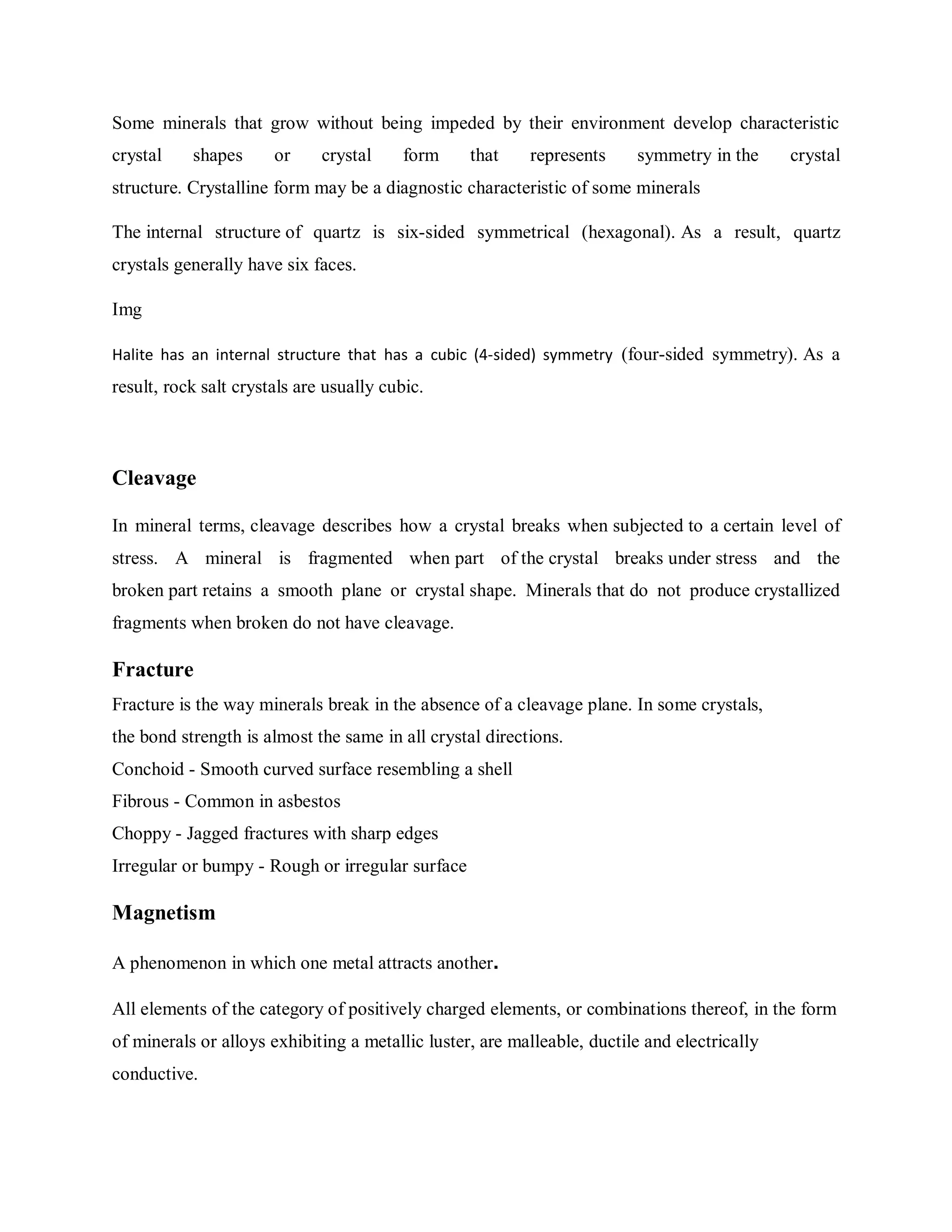 Introduction to Minerals.pdf | Chemistry | Science