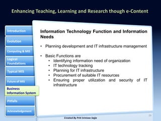 Introduction to MIS | PDF