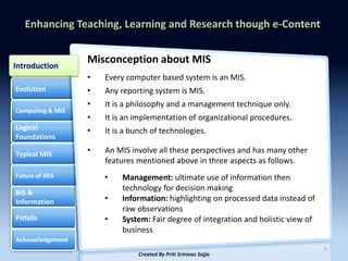 Introduction to MIS | PDF