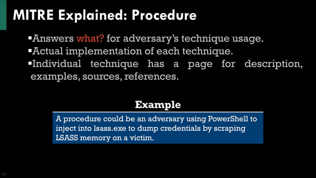 MITRE ATT&CK Framework | PDF