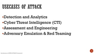 Introduction to MITRE’s ATT&CK Framework.pdf