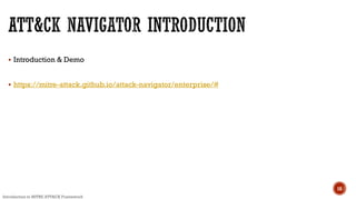 Introduction to MITRE’s ATT&CK Framework.pdf