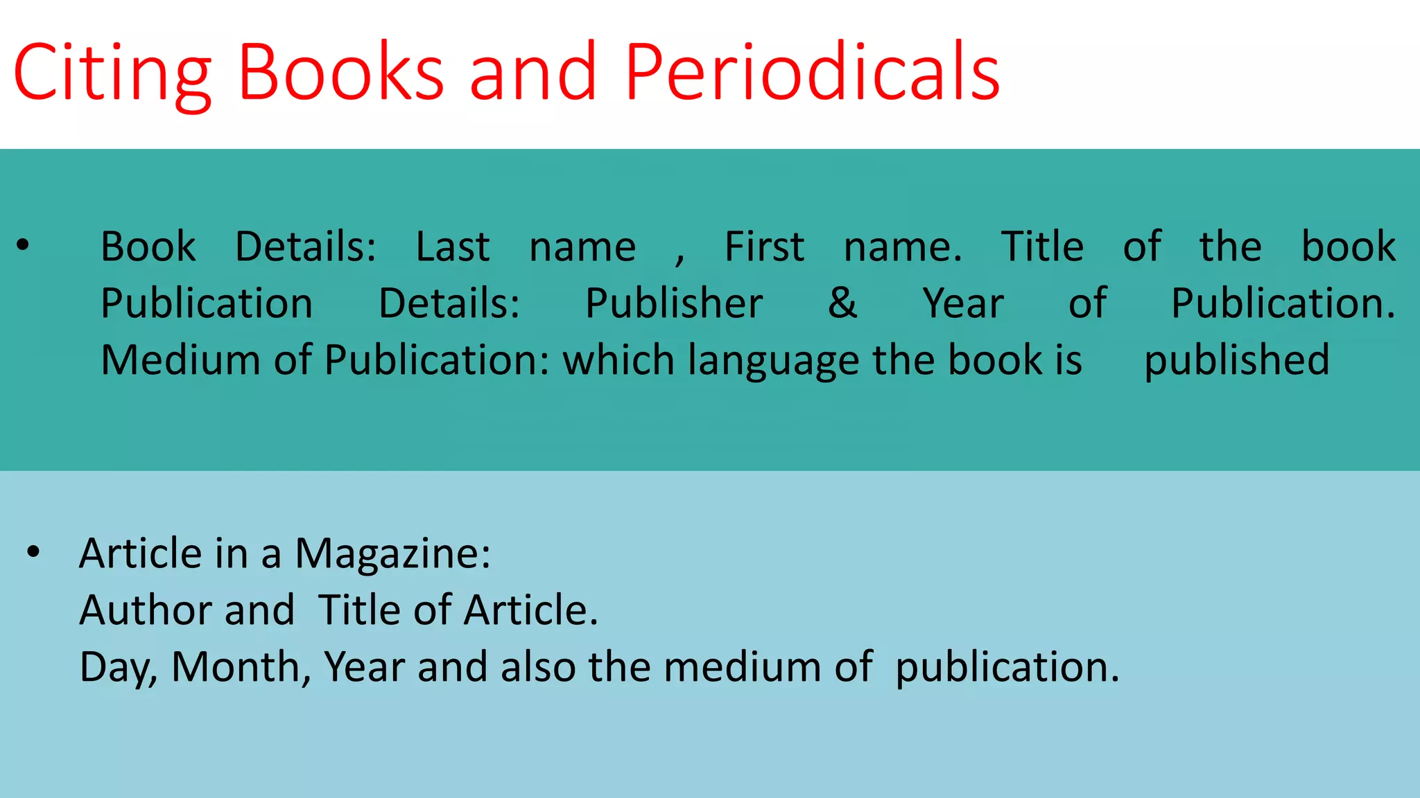 Introduction to mla citation format | PPTX | Desktop Publishing ...