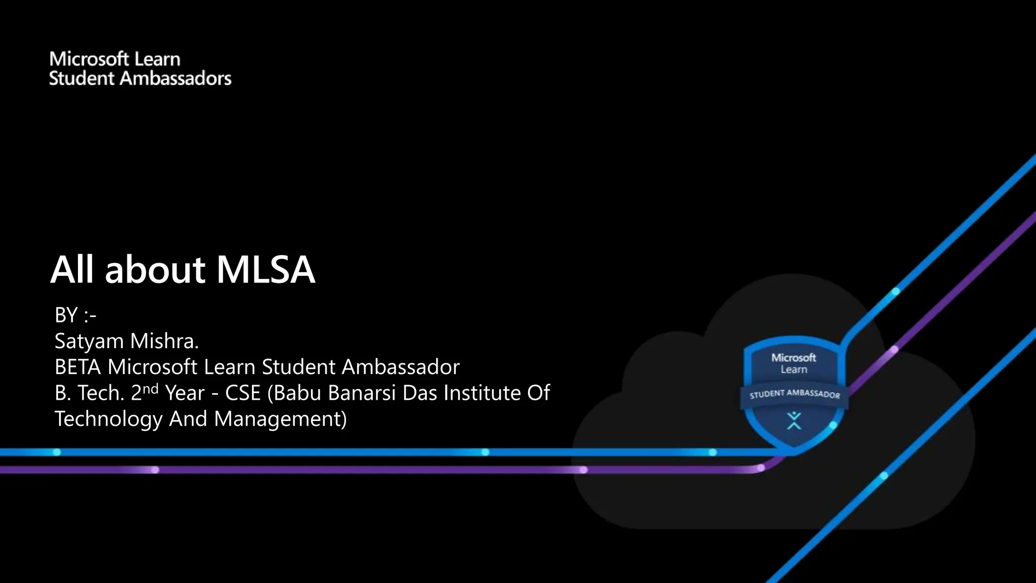 Introduction to MLSA By Satyam Mishra.pptx