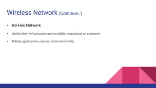 Introduction to mobile ad hoc network | PPTX