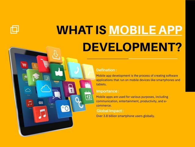 Introduction to Mobile App Development. | PPT