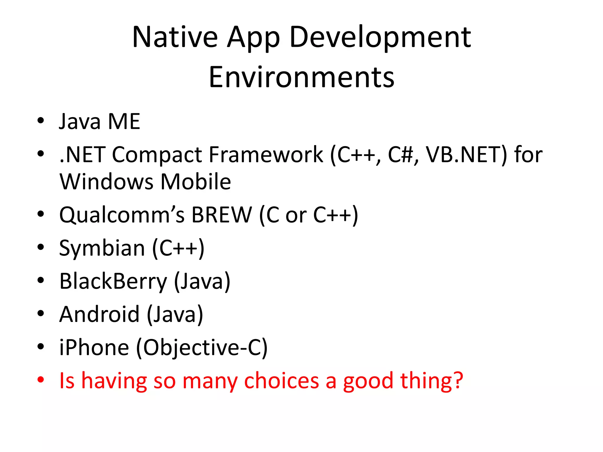 Introduction to mobile application | PPSX