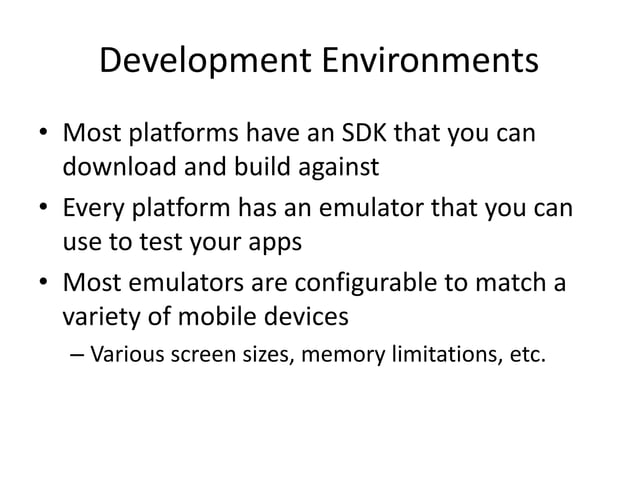 Introduction to mobile application | PPSX