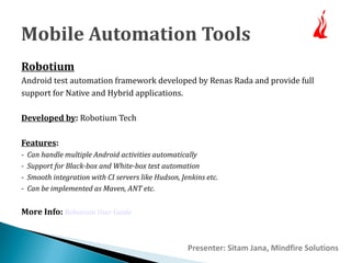 Introduction To Mobile-Automation | PDF