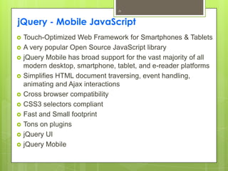 Introduction to Mobile Development | PPTX