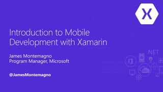Introduction to Mobile Development with Xamarin -DotNet Westide | PPT