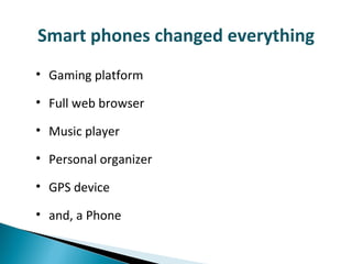Introduction to Mobile Technology | PPT