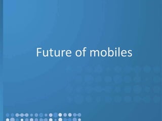 Introduction to mobile technology | PPT