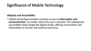 INTRODUCTION TO MOBILE TECHNOLOGY IN MOBILE APPLICATION DEVELOPMENT.pptx