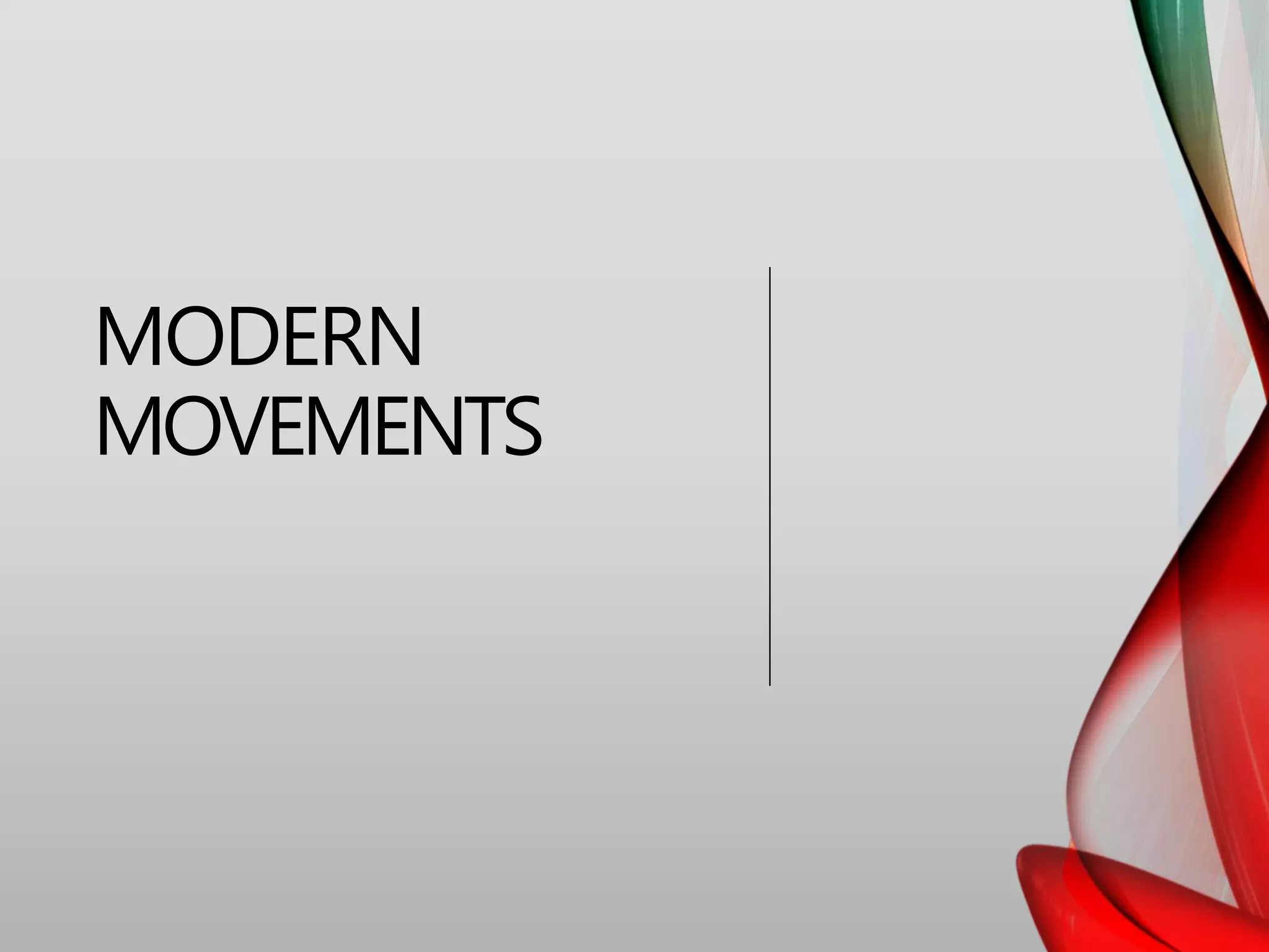 Introduction to Modernism | PPTX