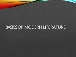 Introduction to Modernism | PPTX