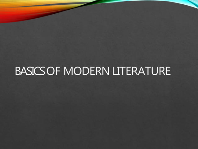 Introduction to Modernism | PPTX