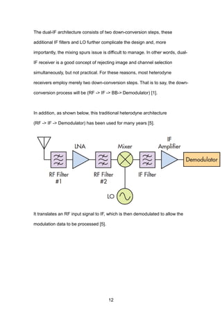 Introduction to modern receiver | PDF