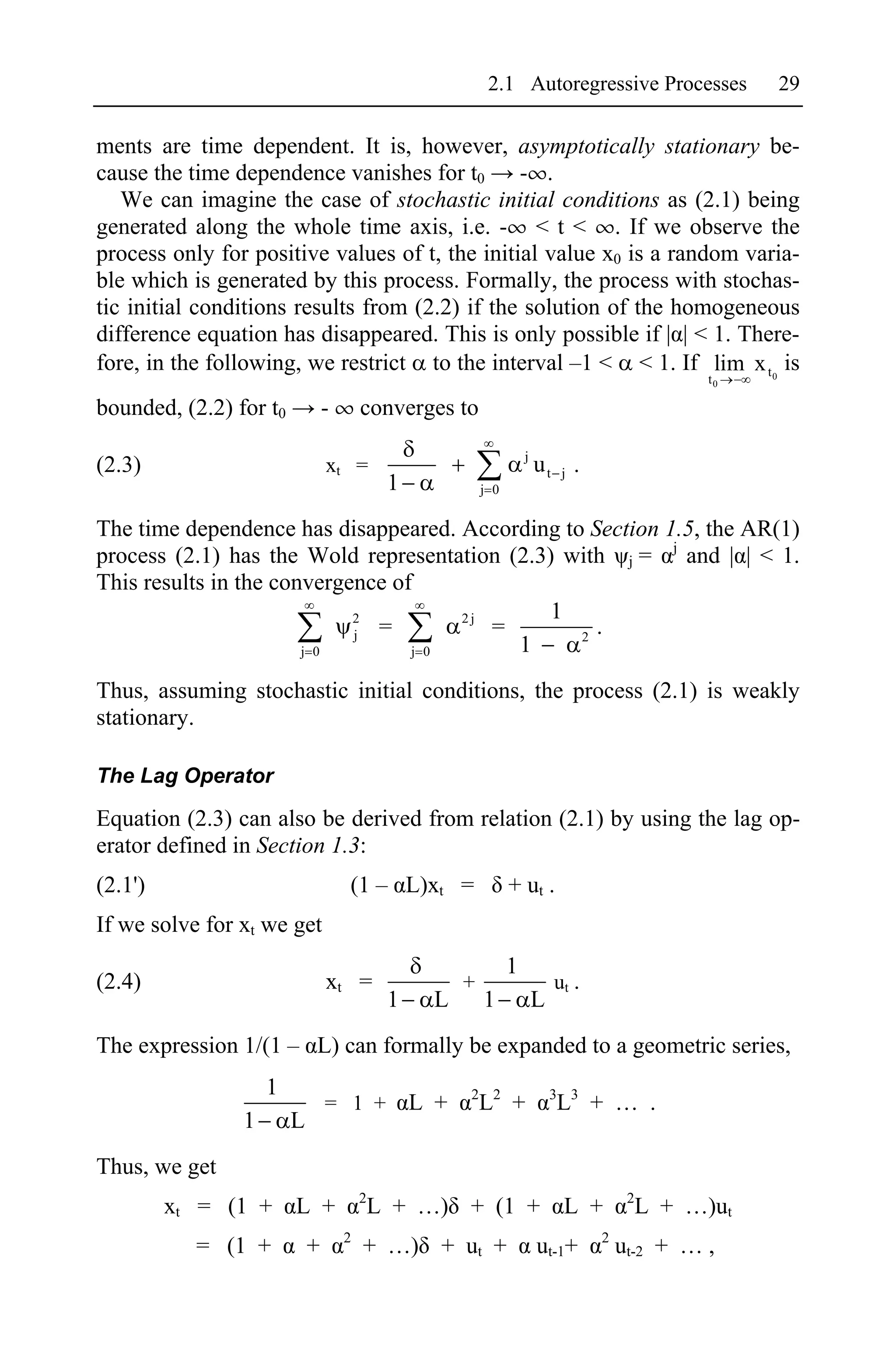 Introduction to modern time series analysis | PDF