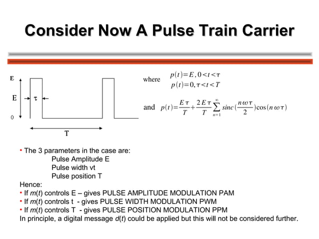 Introduction to modulation and demodulation | PPT