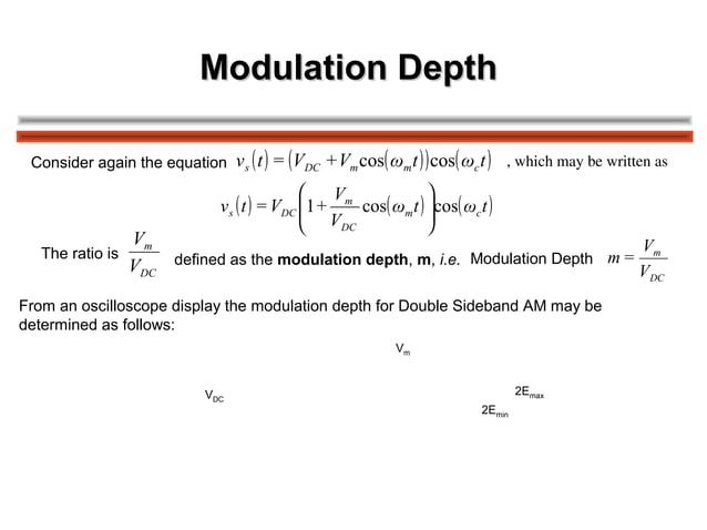 Introduction to modulation and demodulation | PPT