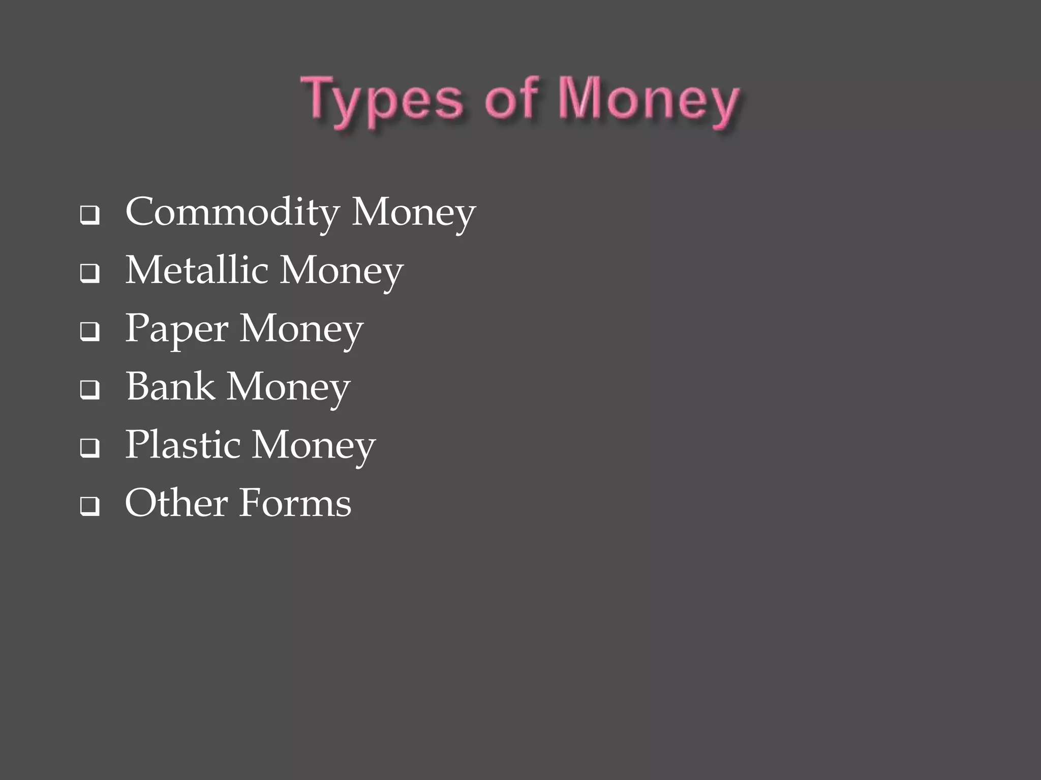 Introduction to money | PPTX | Credit Cards | Personal Debt