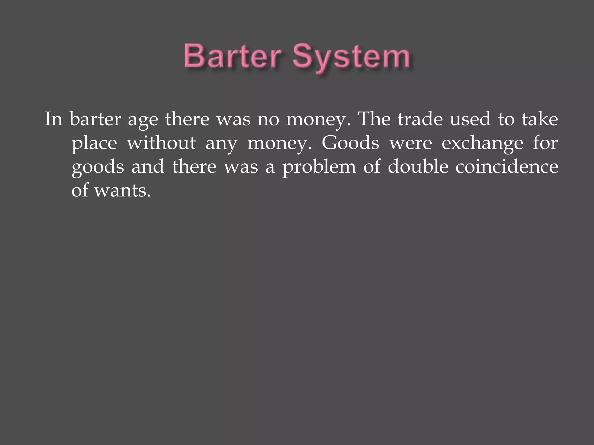 Introduction to money | PPTX