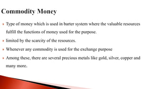 Introduction to money and history of currency notes in pakistan | PPTX