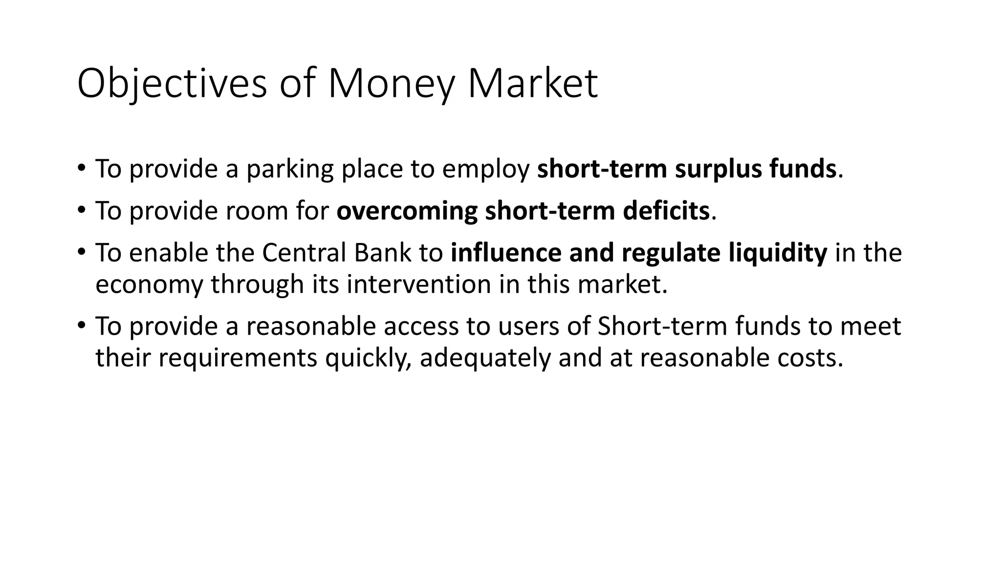 Introduction to Money Markets - PPT.pptx