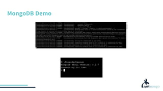 Introduction to MongoDB | PPTX | Databases | Computer Software and Applications