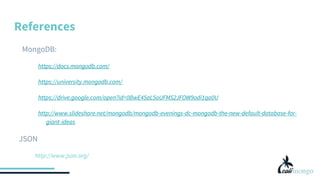 Introduction to MongoDB | PPTX
