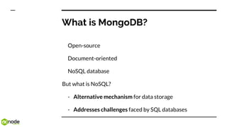 Introduction to MongoDB | PPTX | Databases | Computer Software and Applications