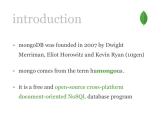 An Introduction to MongoDB | PDF