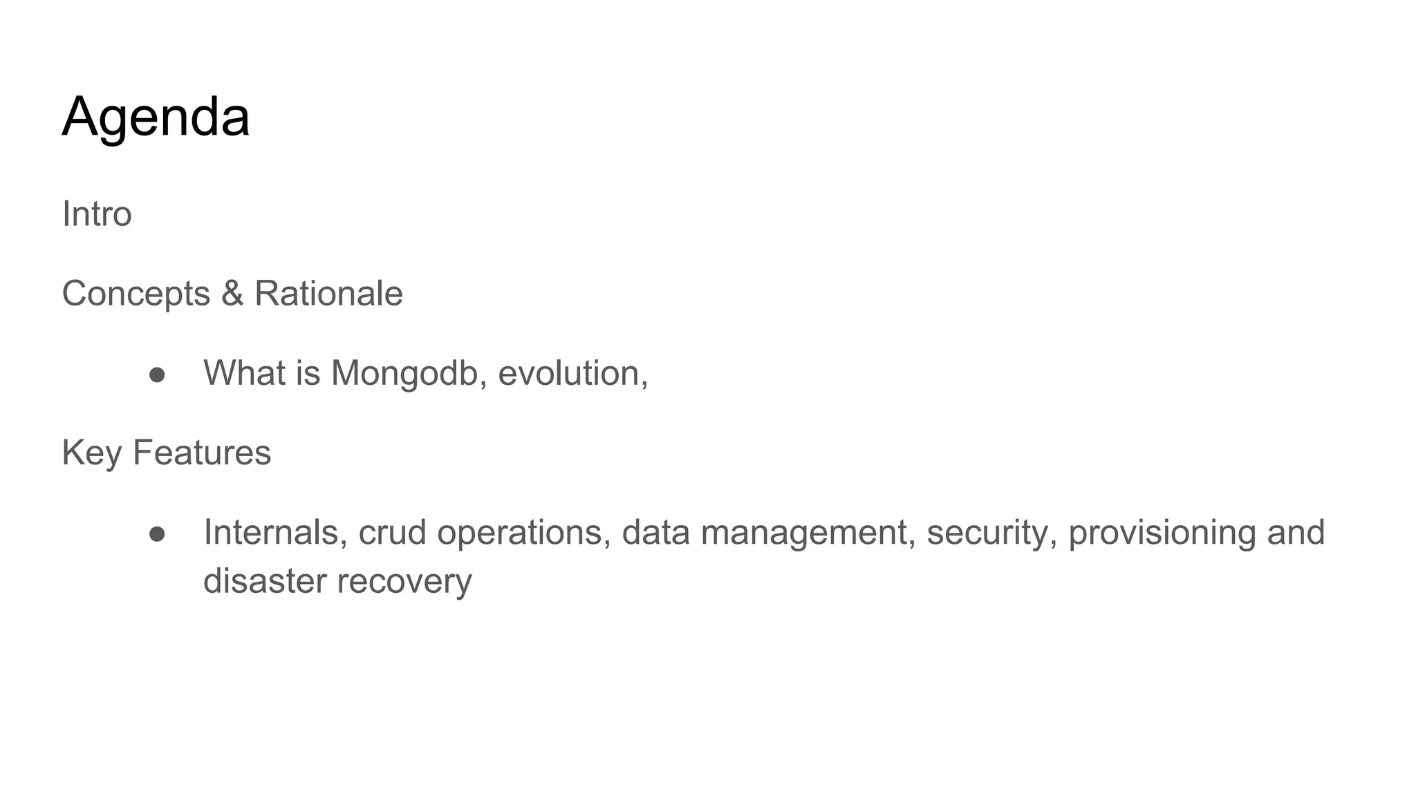Introduction to mongo db | PDF