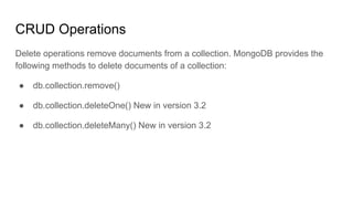 Introduction to mongo db | PDF
