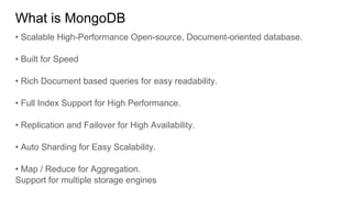 Introduction to mongo db | PDF