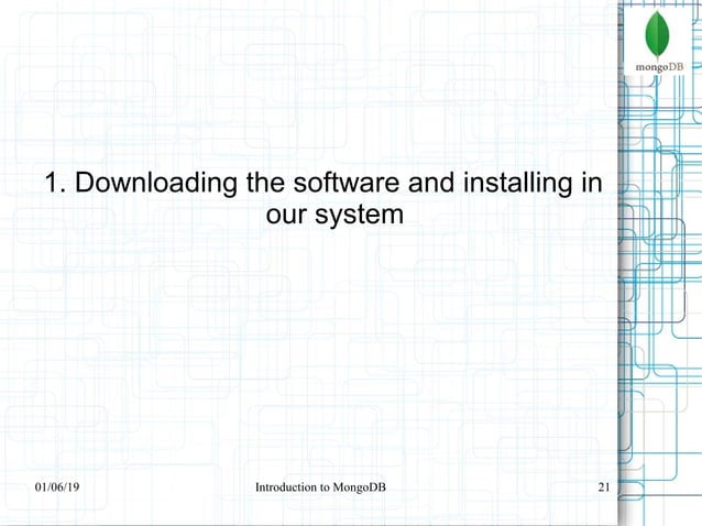 Introduction to mongodb | PPT
