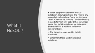 Introduction to mongodb | PPT