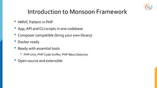 Introduction to Monsoon PHP framework | PPT