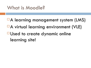 Introduction to moodle | PPT