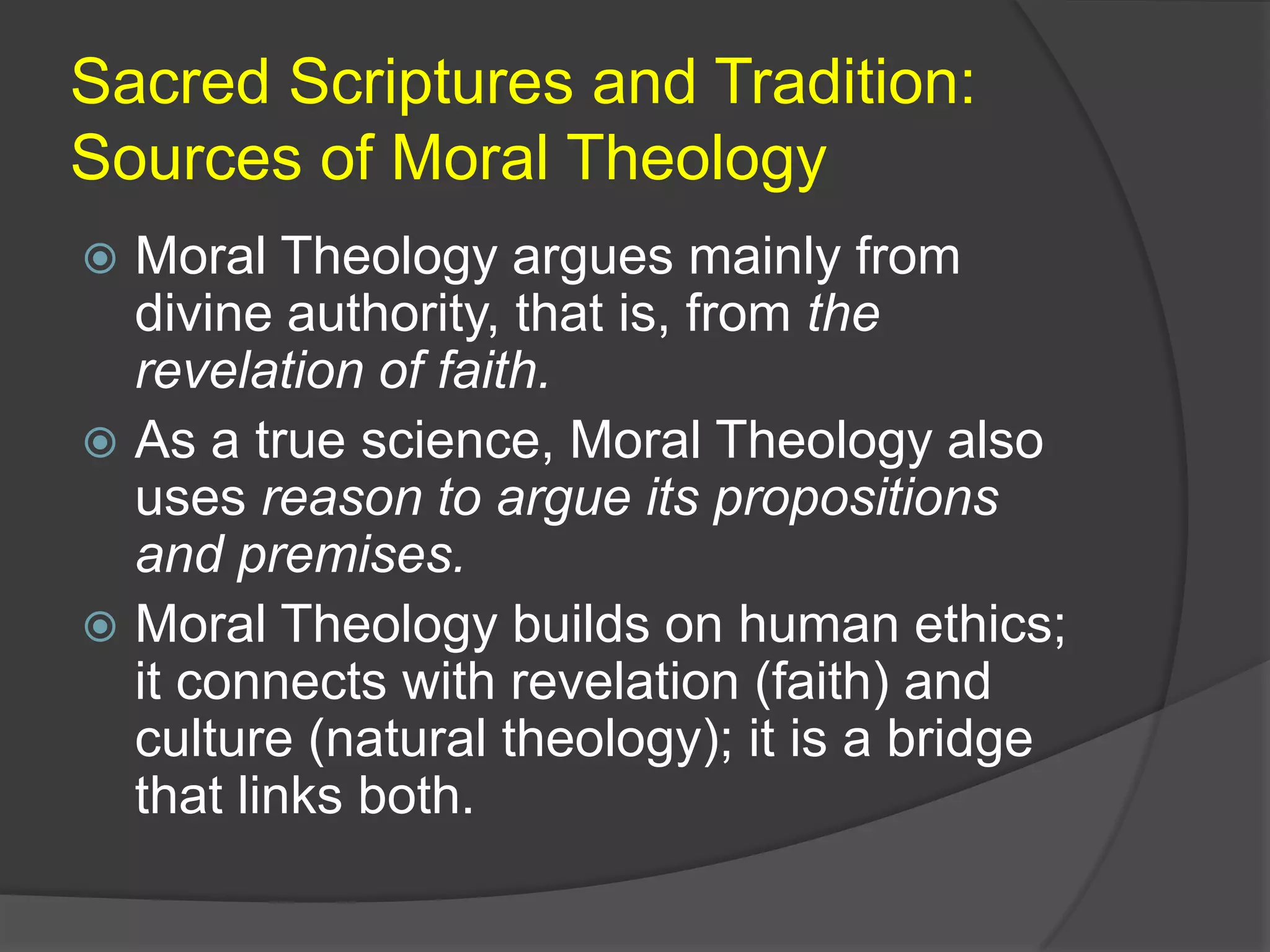 Introduction to moral theology | PPTX