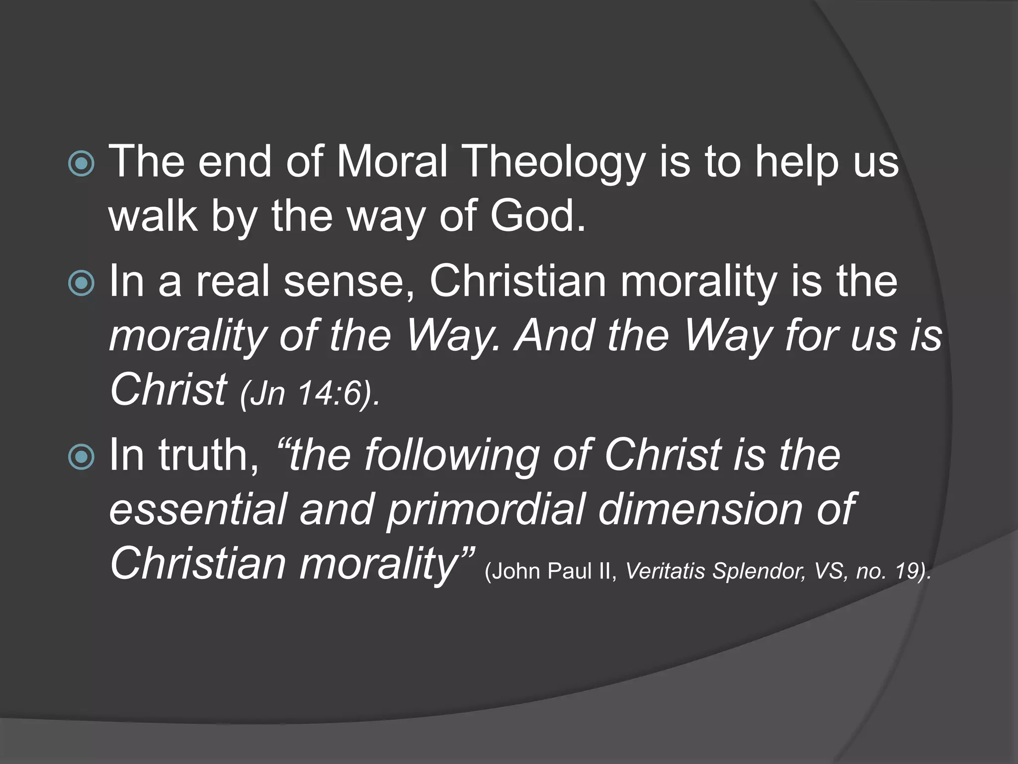 Introduction to moral theology | PPTX