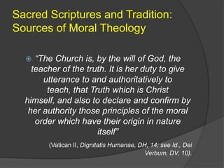 Introduction to moral theology | PPTX