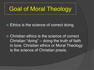Introduction to moral theology | PPTX