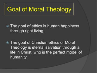 Introduction to moral theology | PPTX