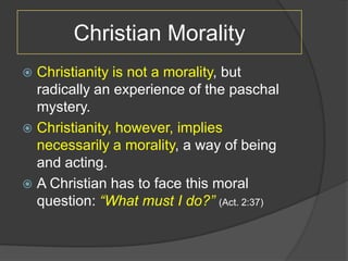 Introduction to moral theology | PPTX