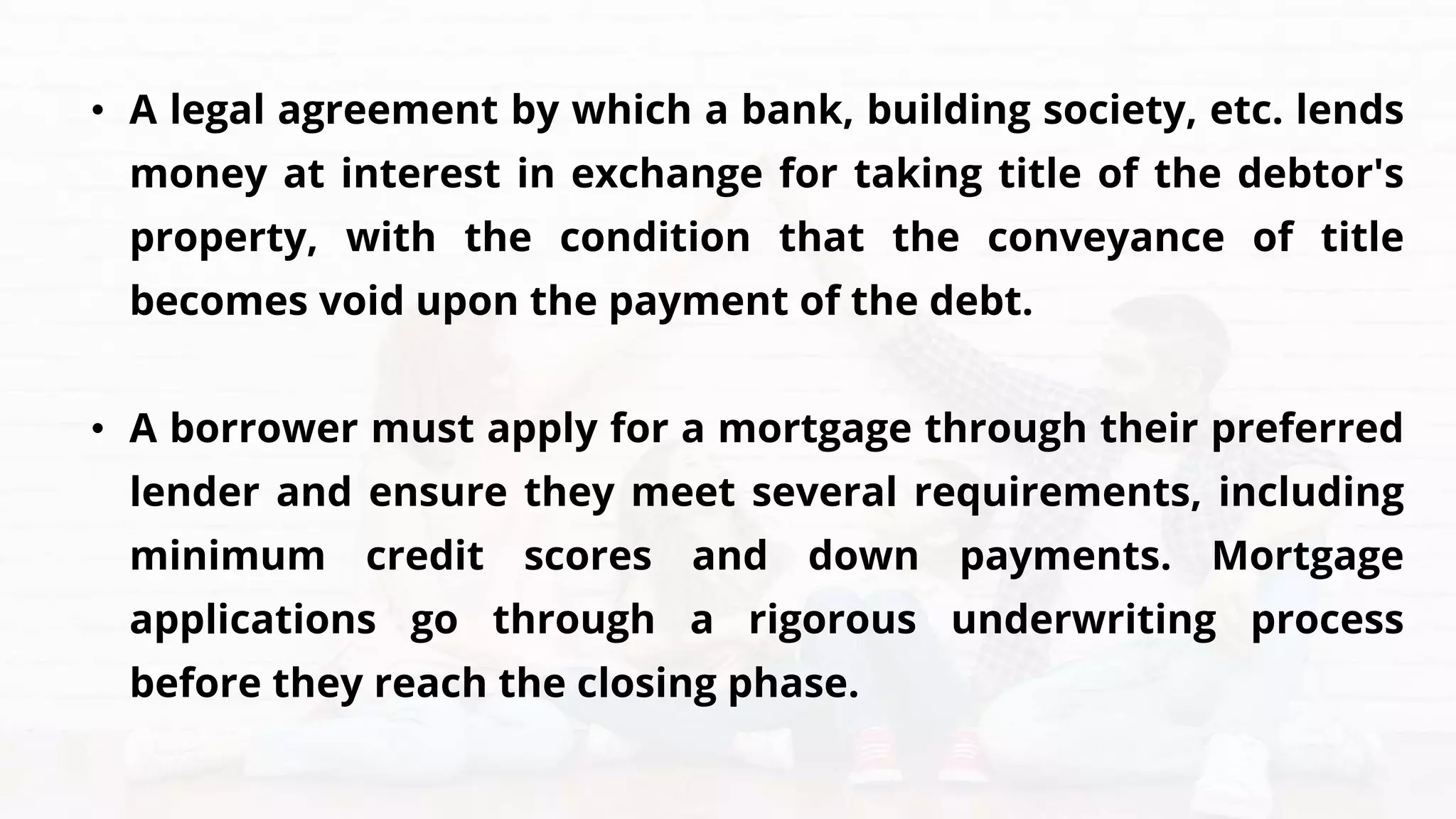 Introduction to Mortgage and It's Parameters | PPTX