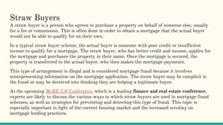 Introduction To Mortgage Fraud- A Guide By MoRE 2.0 Conference | PPTX